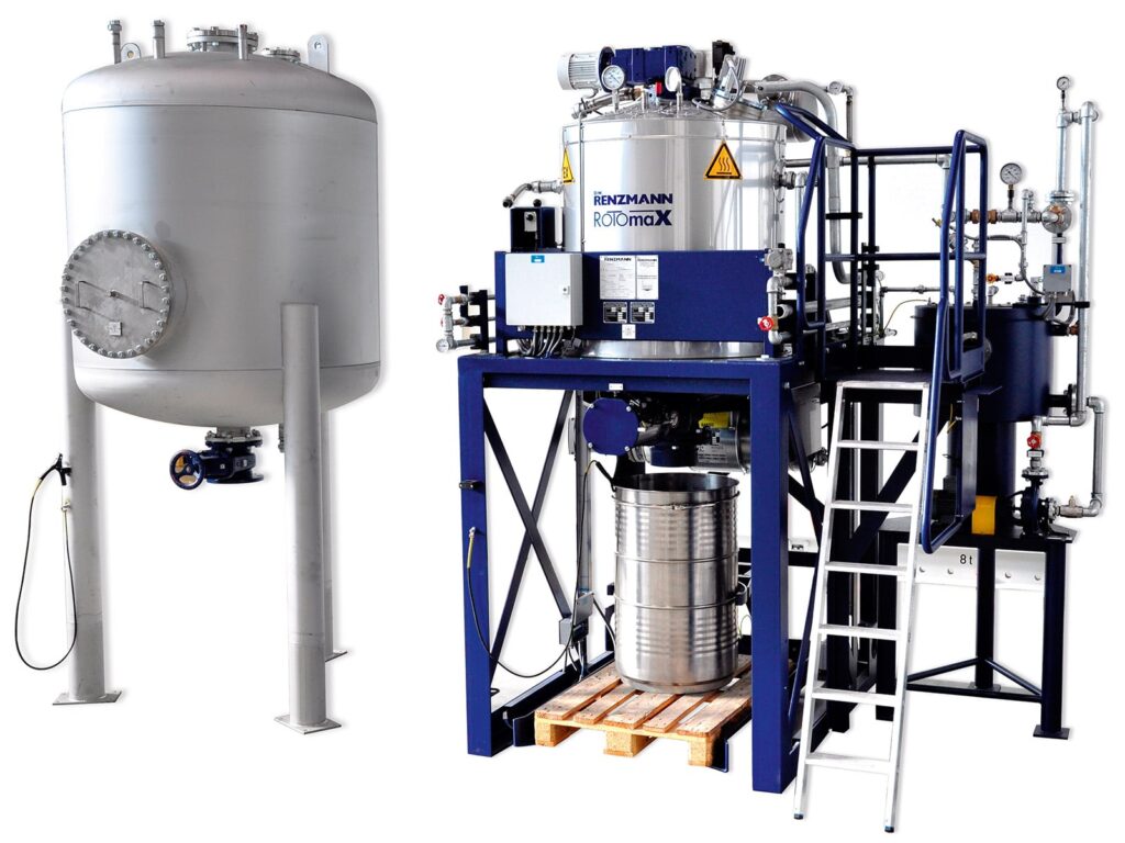 Renzmann RotomaX Series - Distillation For Solvent Generators